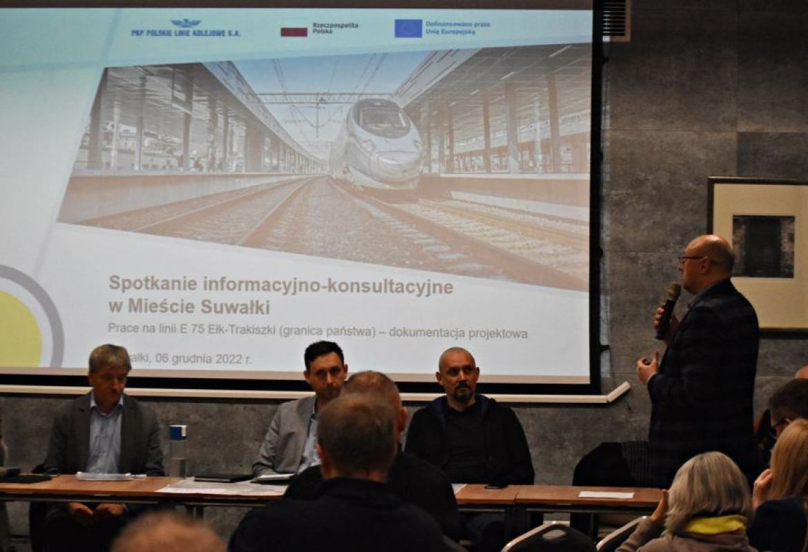 [LK 38/41/39/51] Białystok - Ełk - Suwałki - Trakiszki (LT) (E-75) "Rail Baltica" wraz z ...